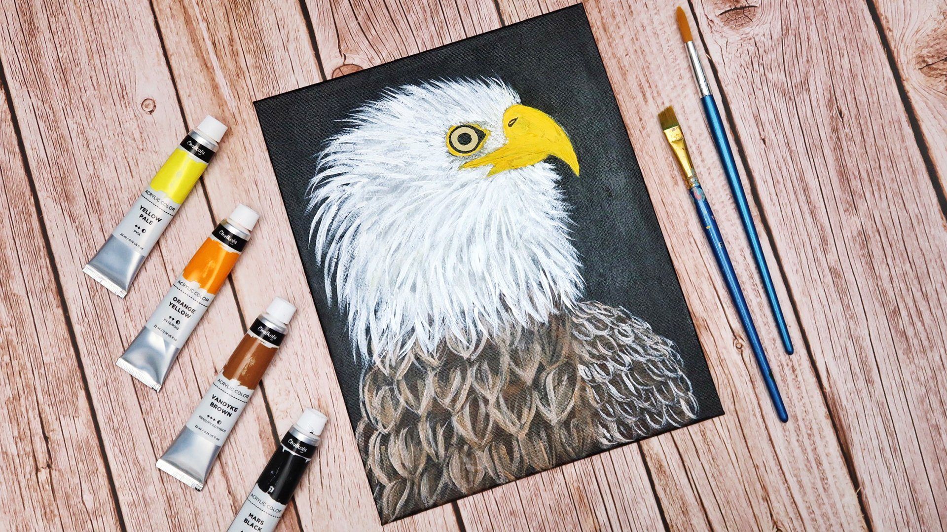 How to Paint an Eagle Using Acrylics
