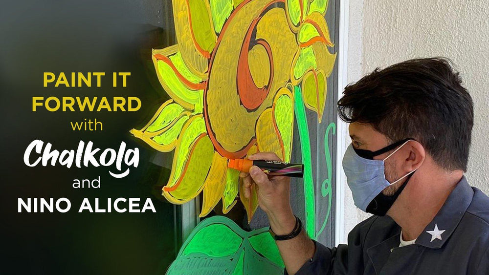 Paint It Forward with NiNo Alicea - Chalkola - Chalkola Art Supply