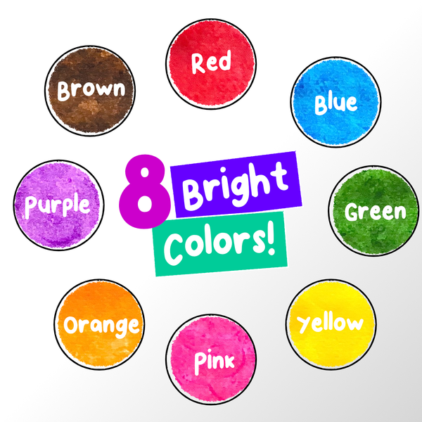 8 Shimmer Dot Markers + Activity Book | Kids