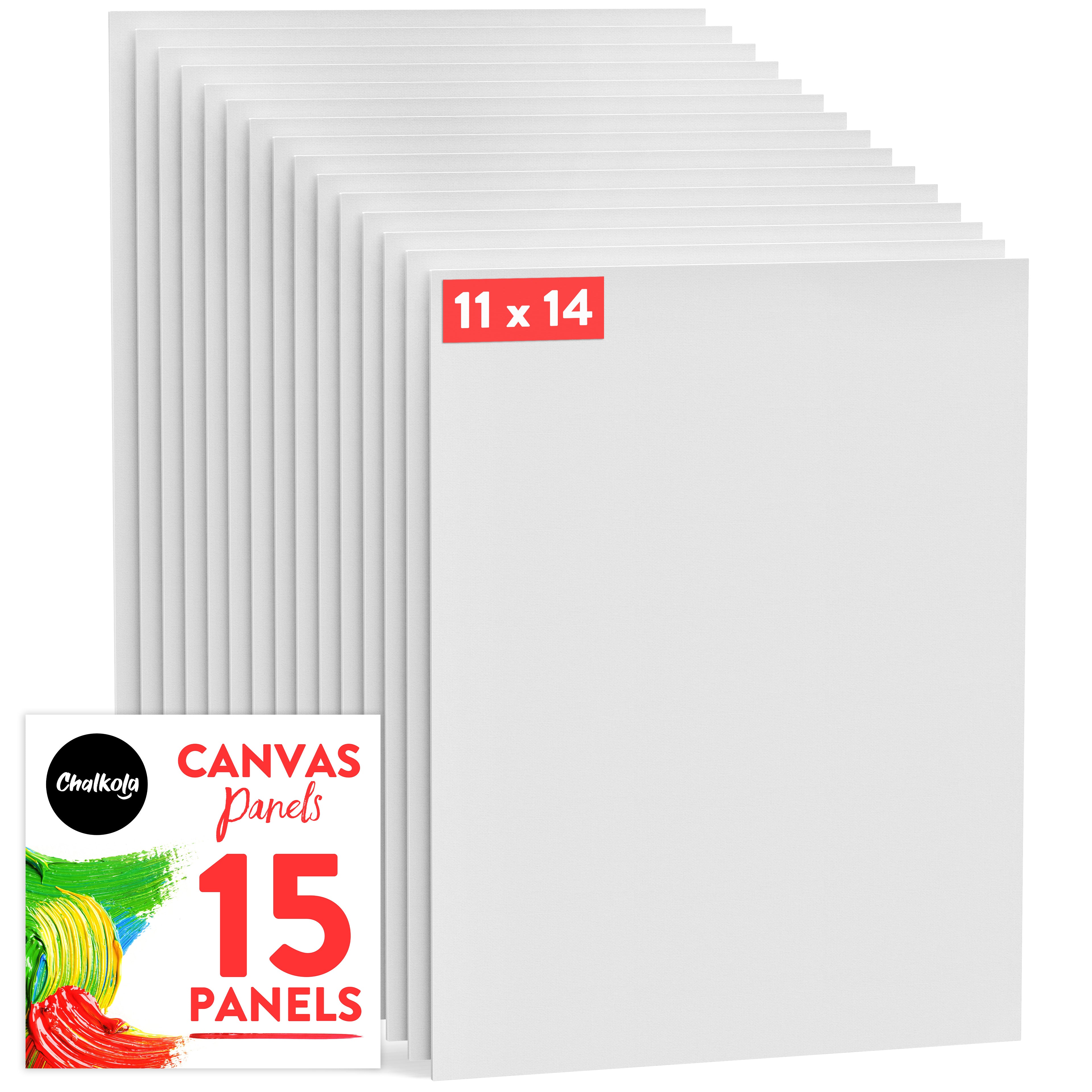 15 Canvas Panels 11x14 inch | Chalkola